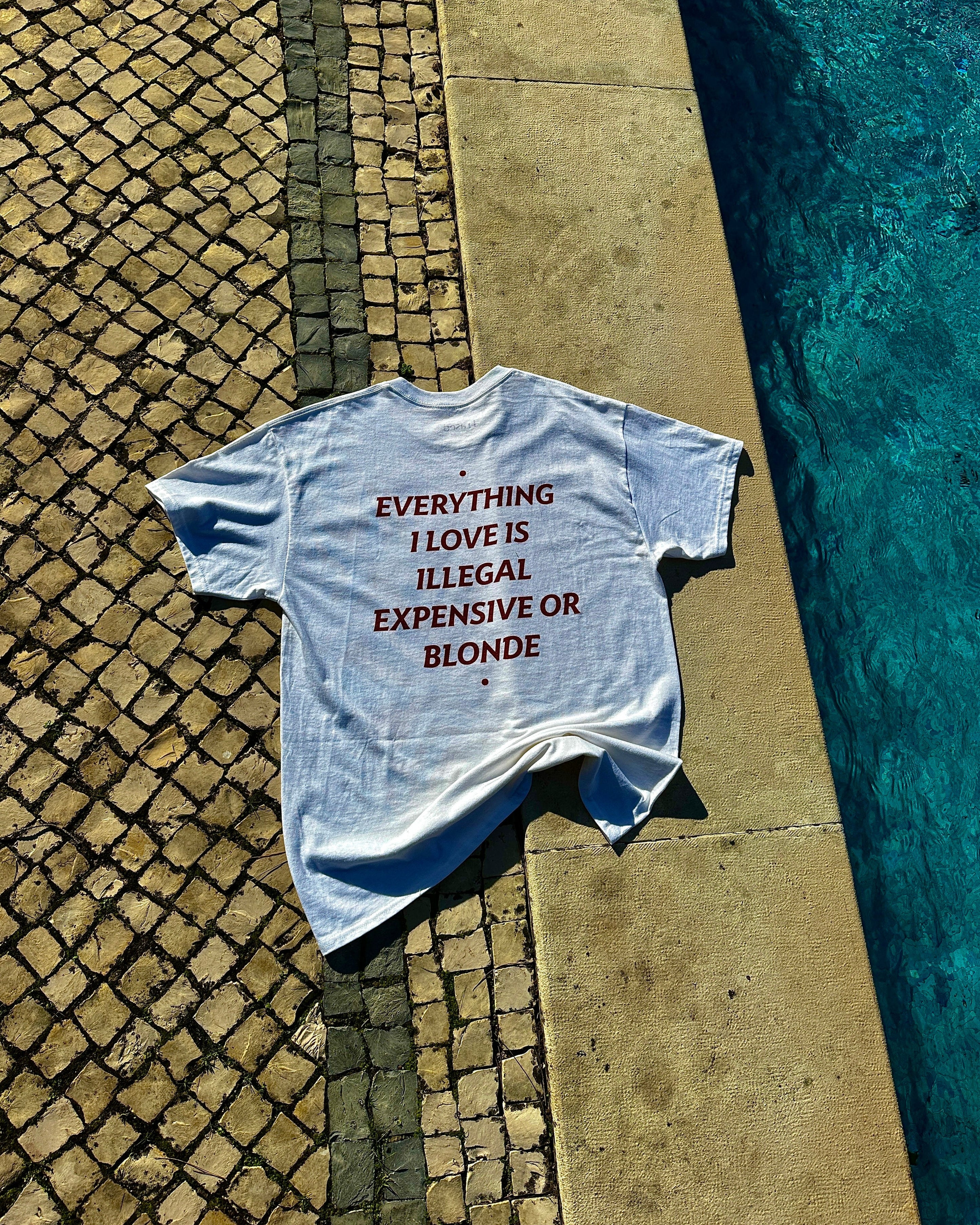 EVERYTHING I LOVE IS ILLEGAL, EXPENSIVE OR BLONDE – Frased